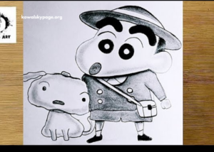 Shinchan Drawing - Quick and Simple Shinchan Art Tutorial